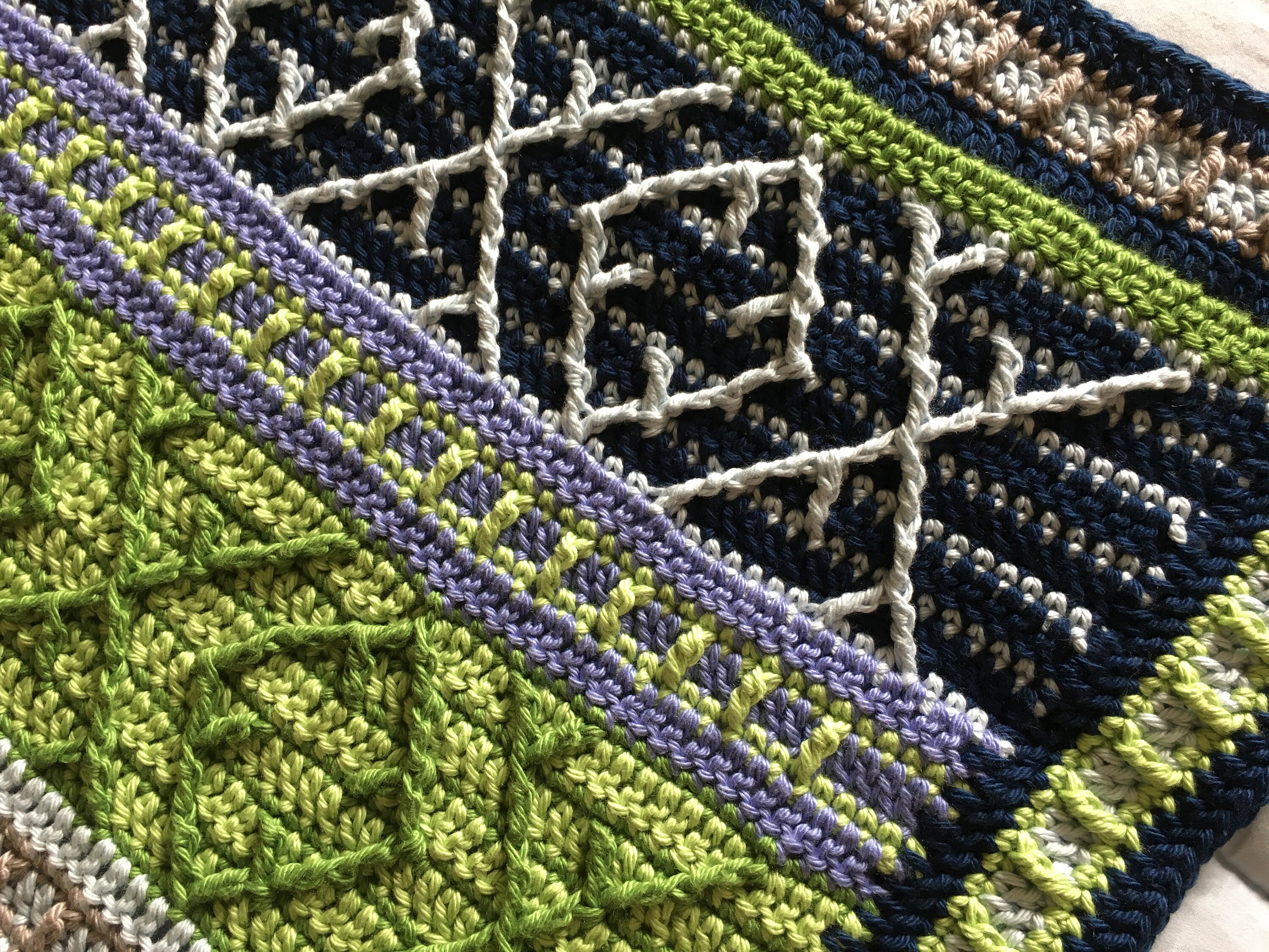 Crochet Blanket Pattern / Tutorial: Inscribed Blanket Crochet | Etsy