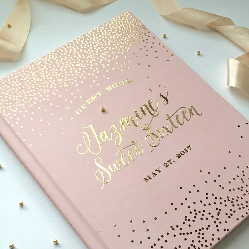 Xv Guest Book - Etsy
