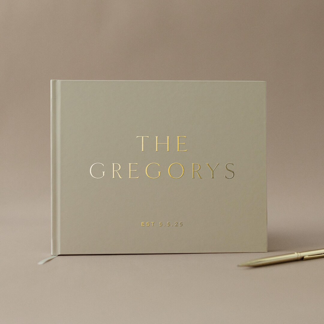 Personalized Guest Book Custom Wedding Reception Guestbook Wedding ...