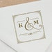 Great Gatsby Wedding Monogram Stamp, Custom Rubber Stamp, Wedding Stamp ...