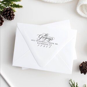 Custom Address Stamp, Self Ink Return Address Stamp, Personalized ...