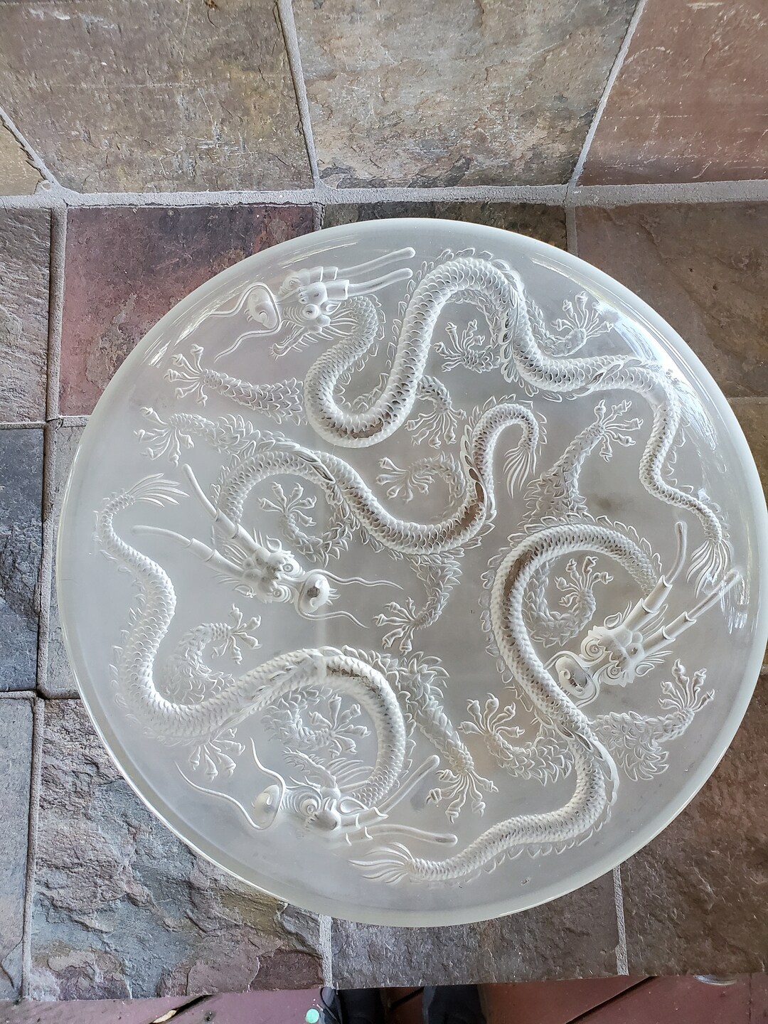 Josef Inwald Barolac Dragon Bowl Vintage Glass Bowl - Etsy