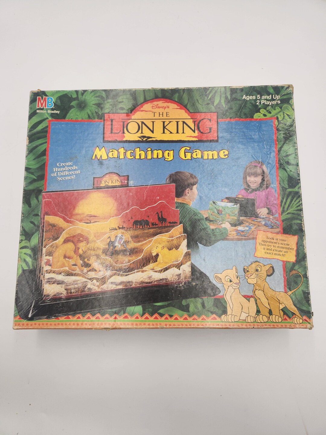 The Lion King Matching Game Vintage Disney Game - Etsy
