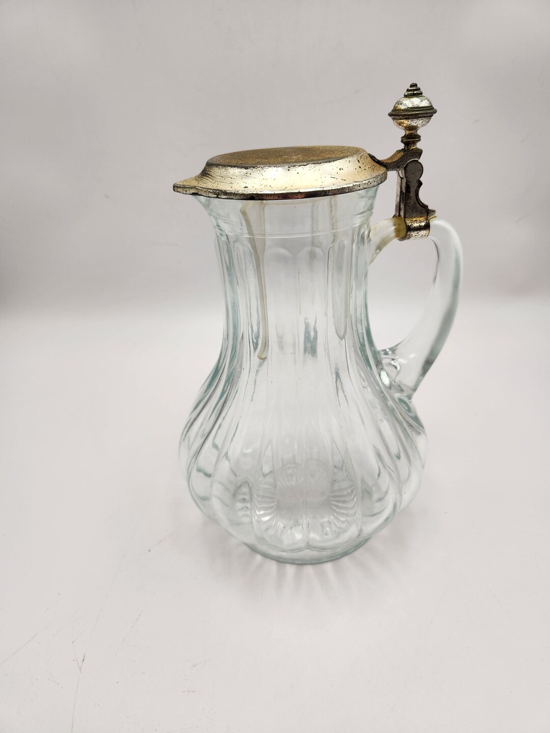 BMF Glass Pitcher With Chiller Insert Made in West Germany - Etsy