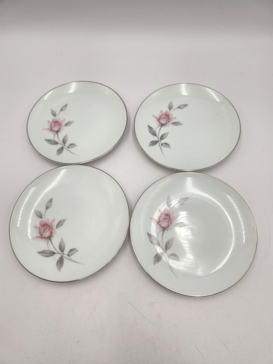 Bread Plates Noritake Rose Marie Vintage Set of 4 - Etsy