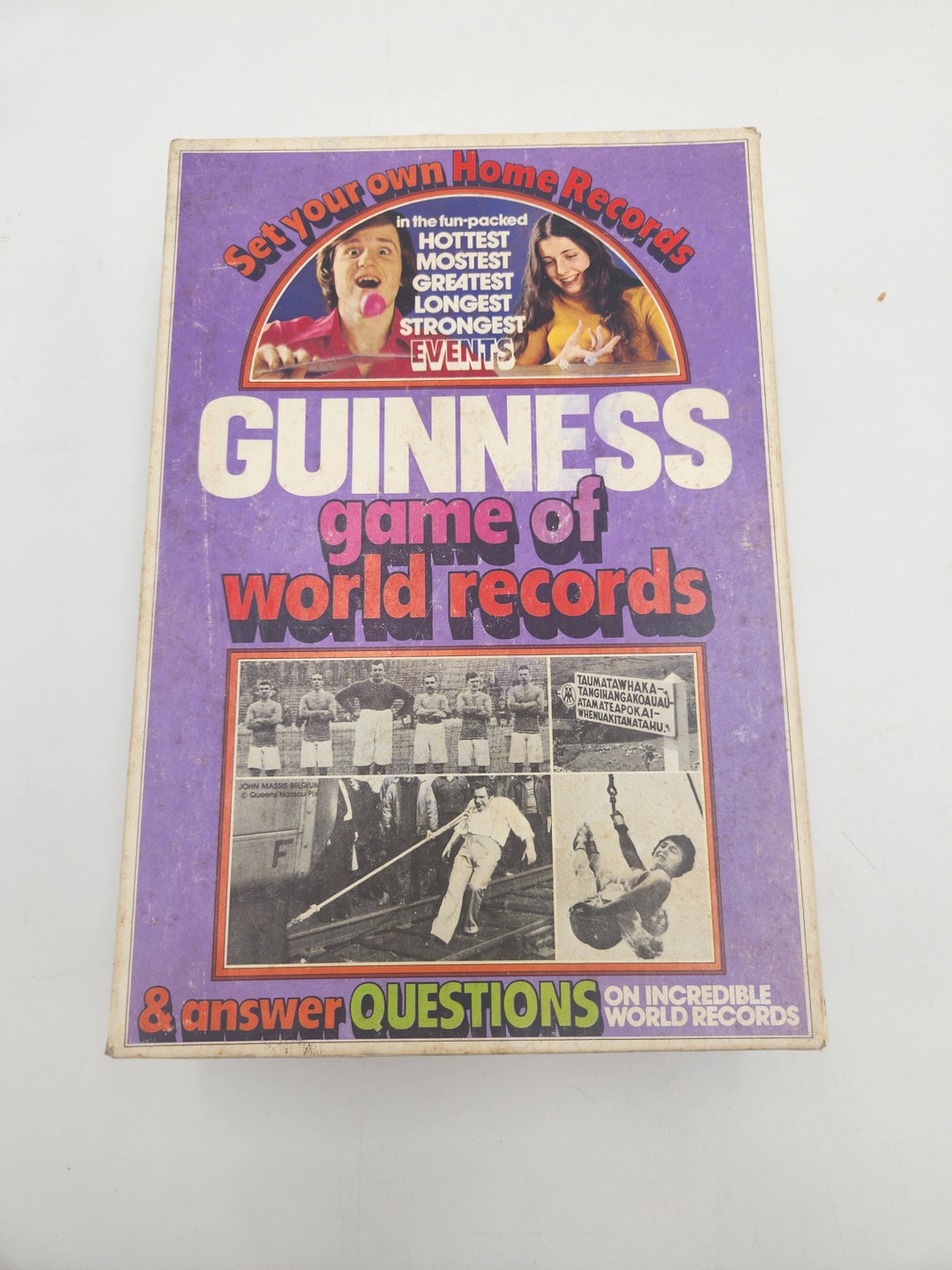1975 Guinness Book of World Records Game Vintage Board Game - Etsy