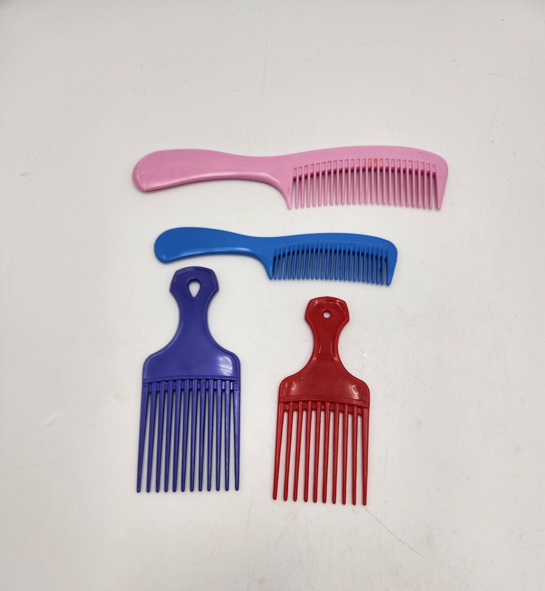 Comb Lot Vintage Set of 4 - Etsy