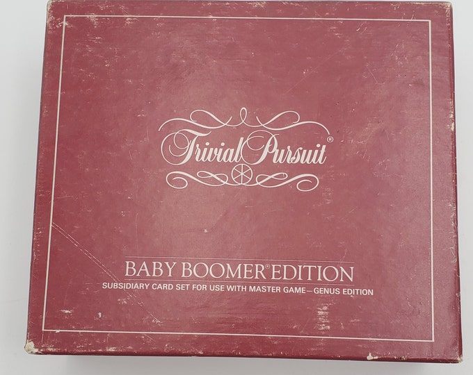 Trivial Pursuit Question Pack Baby Boomer Edition Trivial Pursuit Cards ...