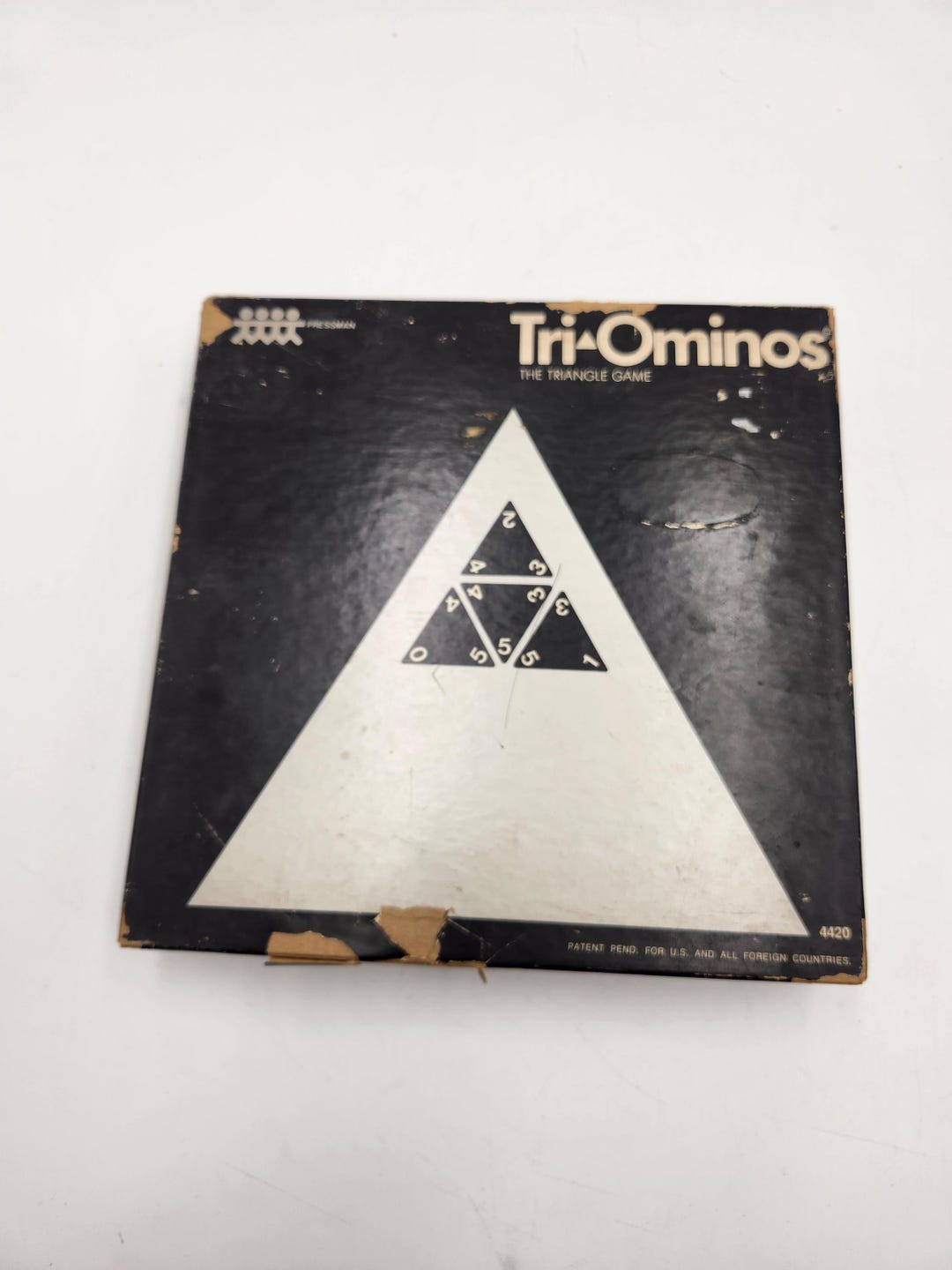 Triominos the Triangle Game Board Game Pressman Games - Etsy