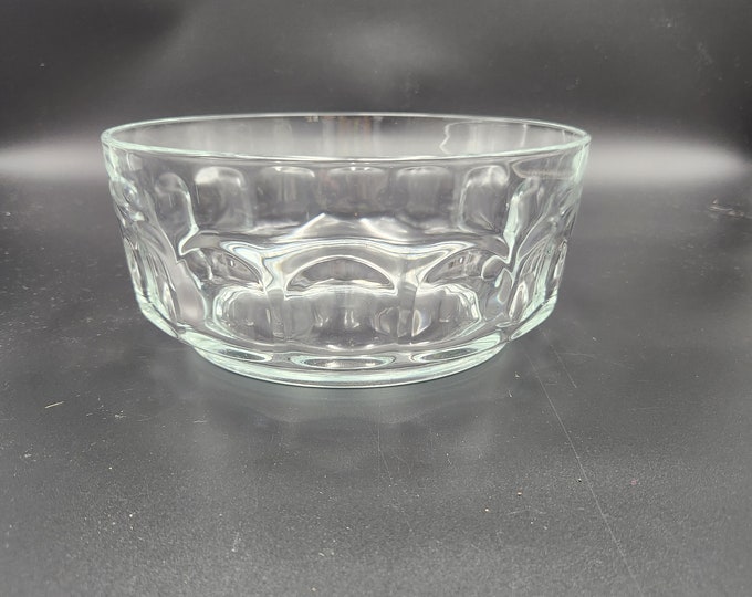Arcoroc Glass Bowl Made in France Vintage Thumbprint - Etsy