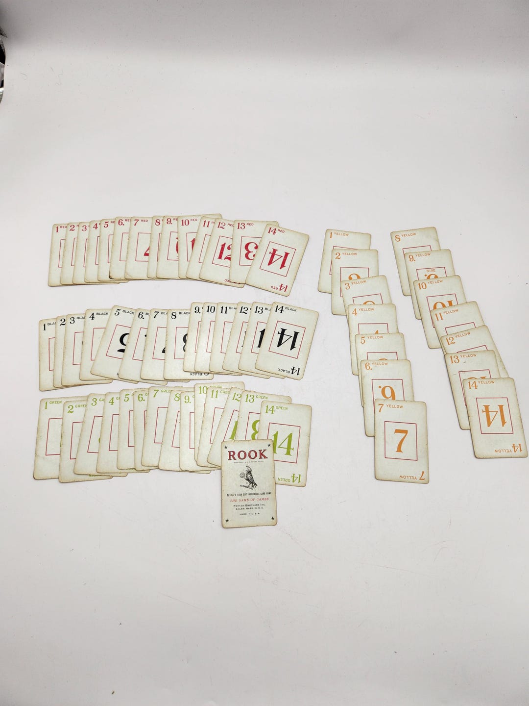 Vintage Rook Card Game Cards Only - Etsy