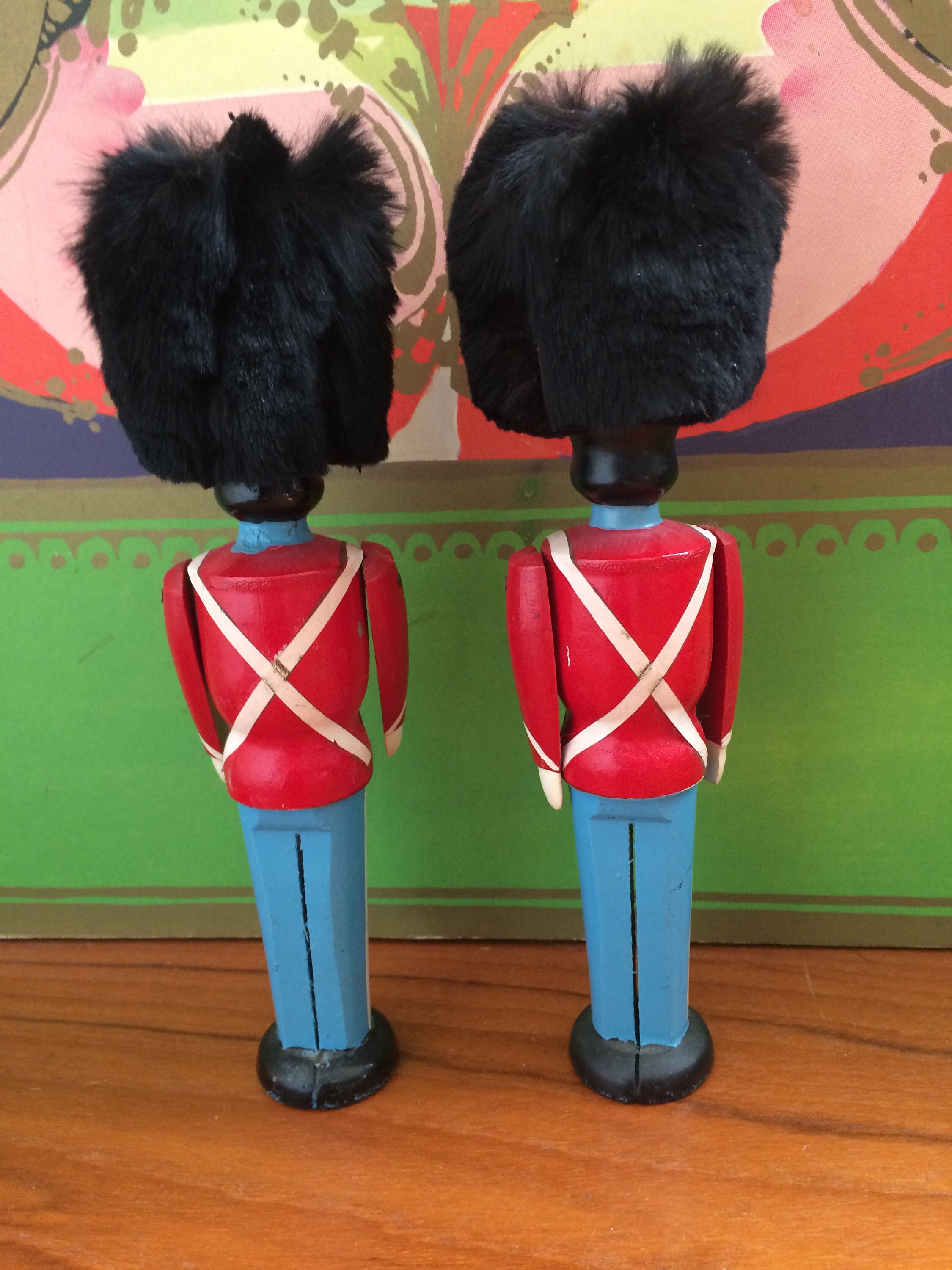 Vintage Wood Dutch Royal Guards With Fur Hats - Etsy UK