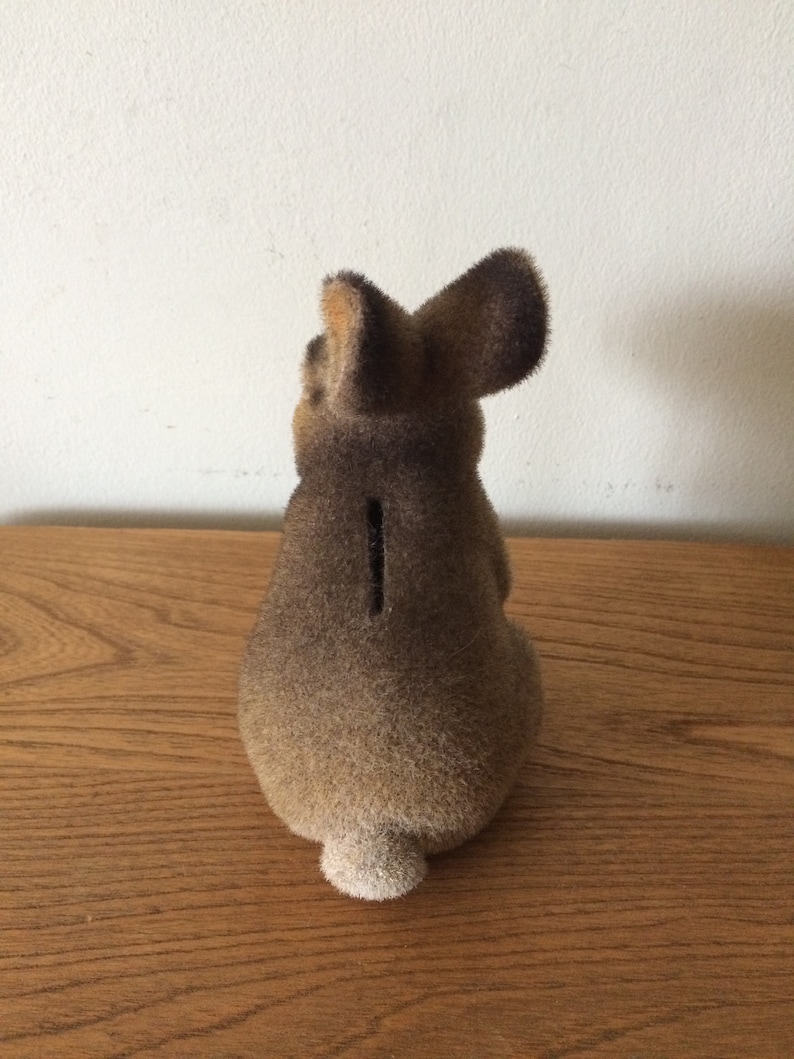Vintage Fuzzy Japan Rabbit Bank | Etsy