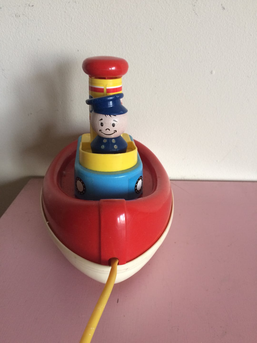 Vintage Fisher Price Fire Tuggy Tooter - Etsy