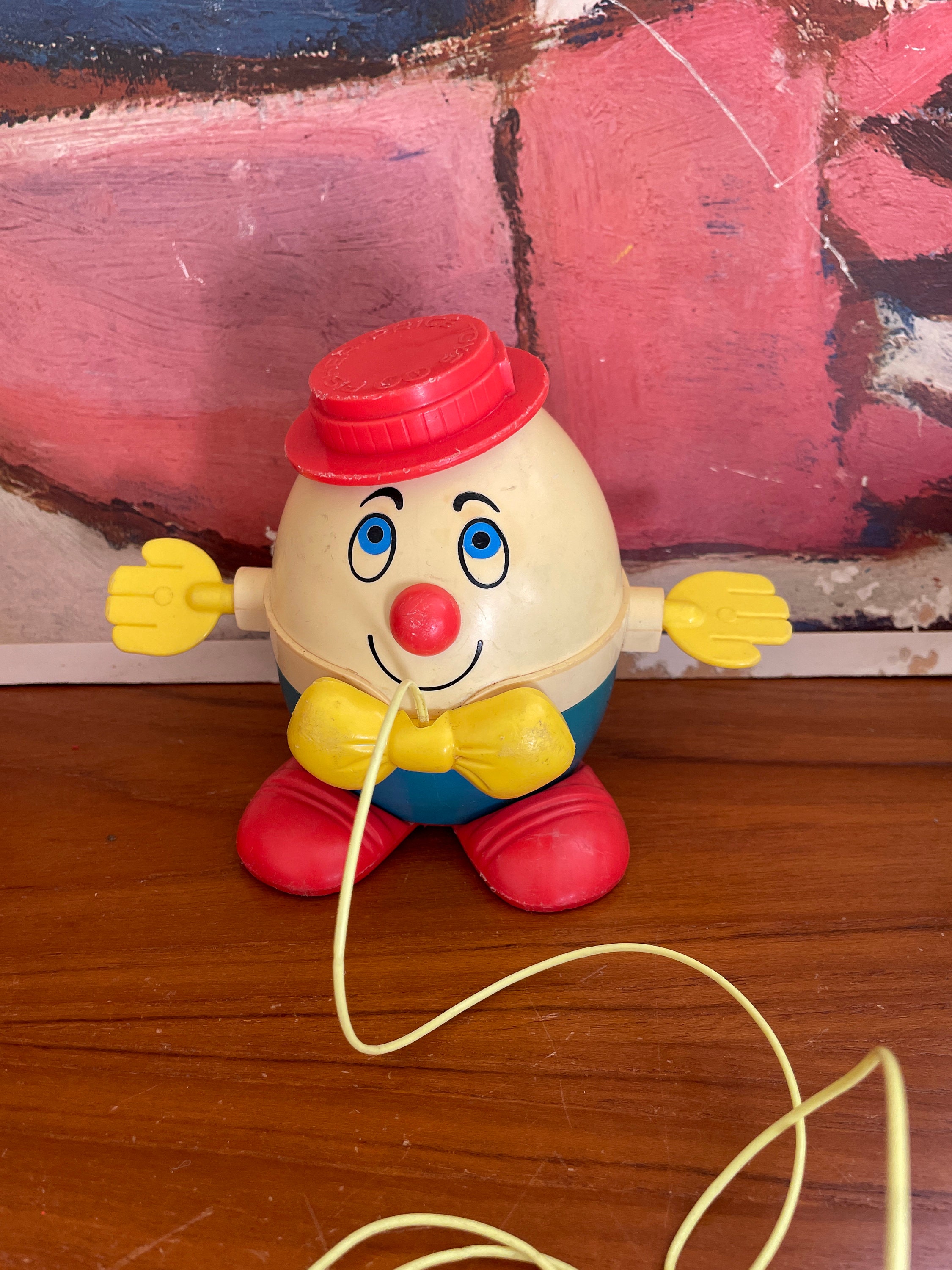 Vintage Fisher Price Mini Wood Copter Pull Toy - Etsy