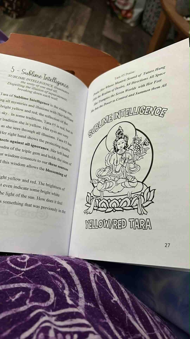 Tara Wisdom Cards Coloring Book: Adult Coloring Meditation - Etsy