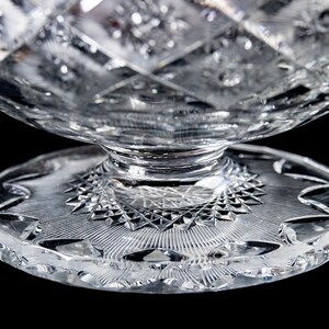 Large Hand-cut Crystal Vase Centerpiece - Etsy