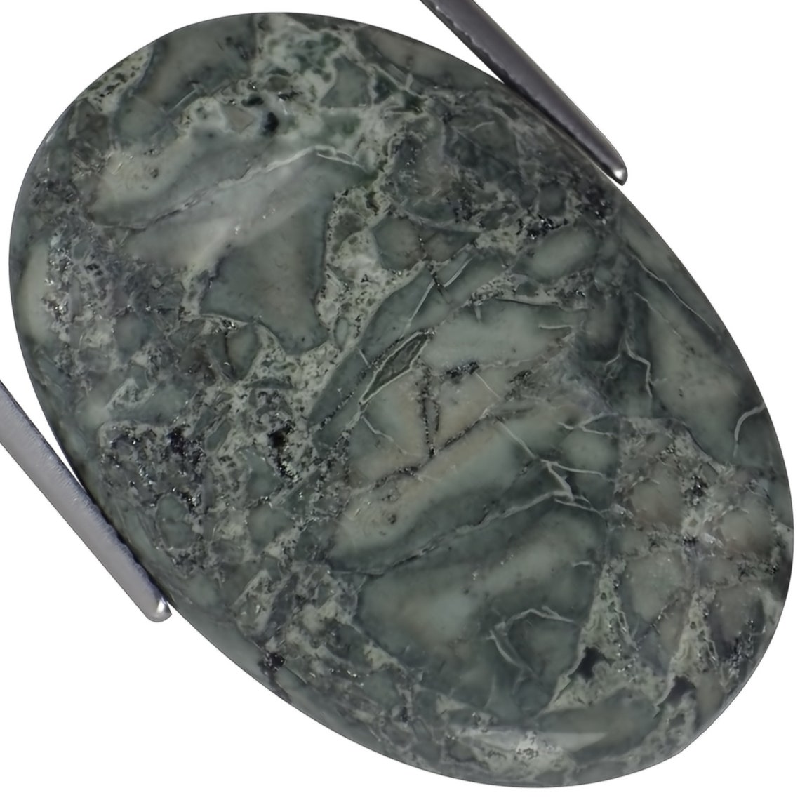 34.97 Ct Natural Howlite Gemstone Gray Color Oval Cut - Etsy