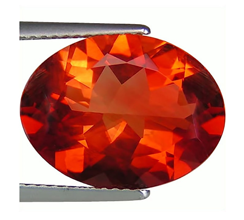 6.24 Ct Natural Red Andesine Gemstone Red Color Oval Cut - Etsy