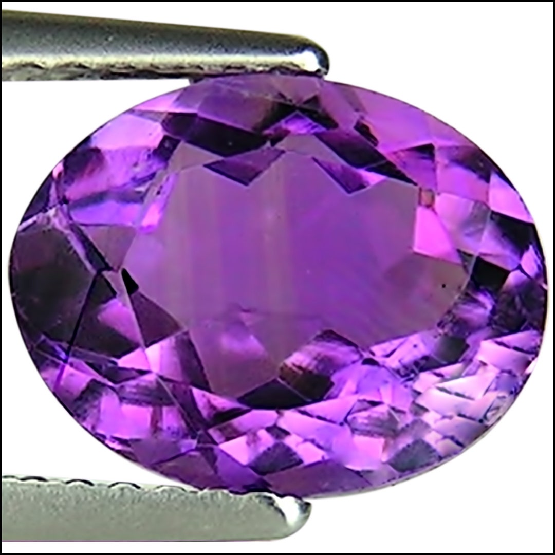 2.63 Ct Natural Amethyst Purple Color Oval Cut - Etsy