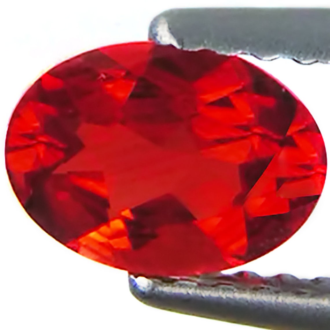 0.66 Ct Natural Red Andesine Gemstone Red Color Oval Cut | Etsy
