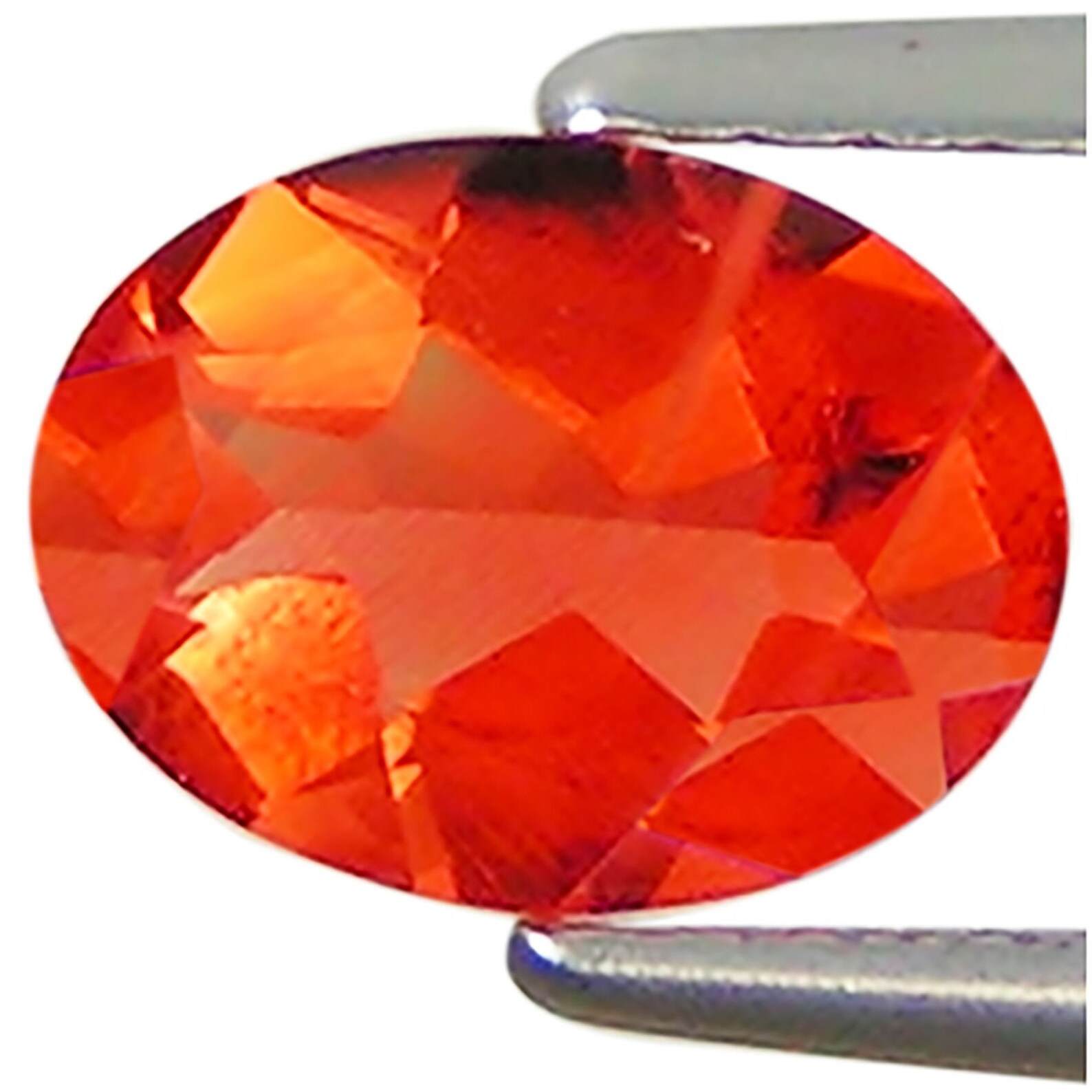 0.92 Ct Natural Red Andesine Gemstone Orange Red Color Oval | Etsy