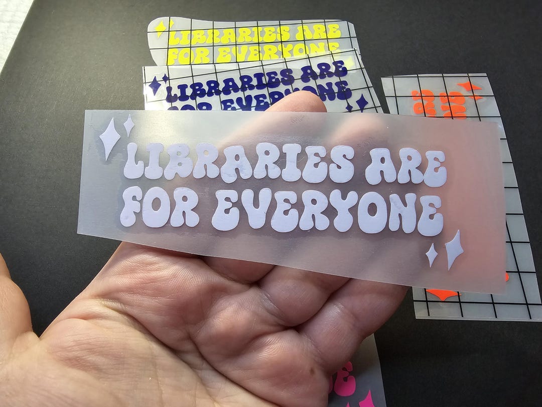 Libraries Are for Everyone Vinyl Decal - Etsy