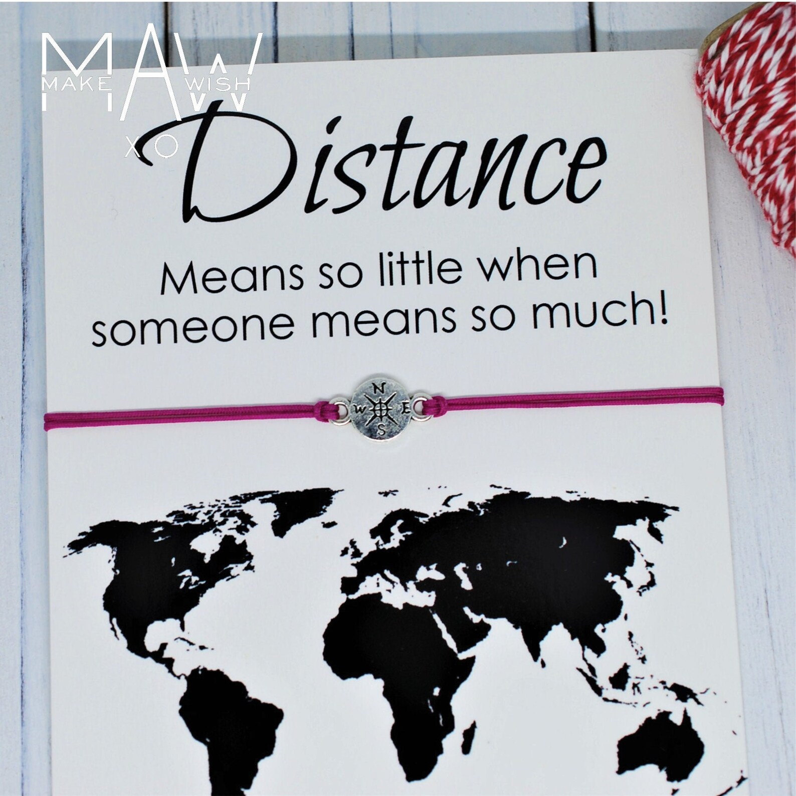 Best Friend Gifts Distance Bracelets Long Distance Bracelet | Etsy