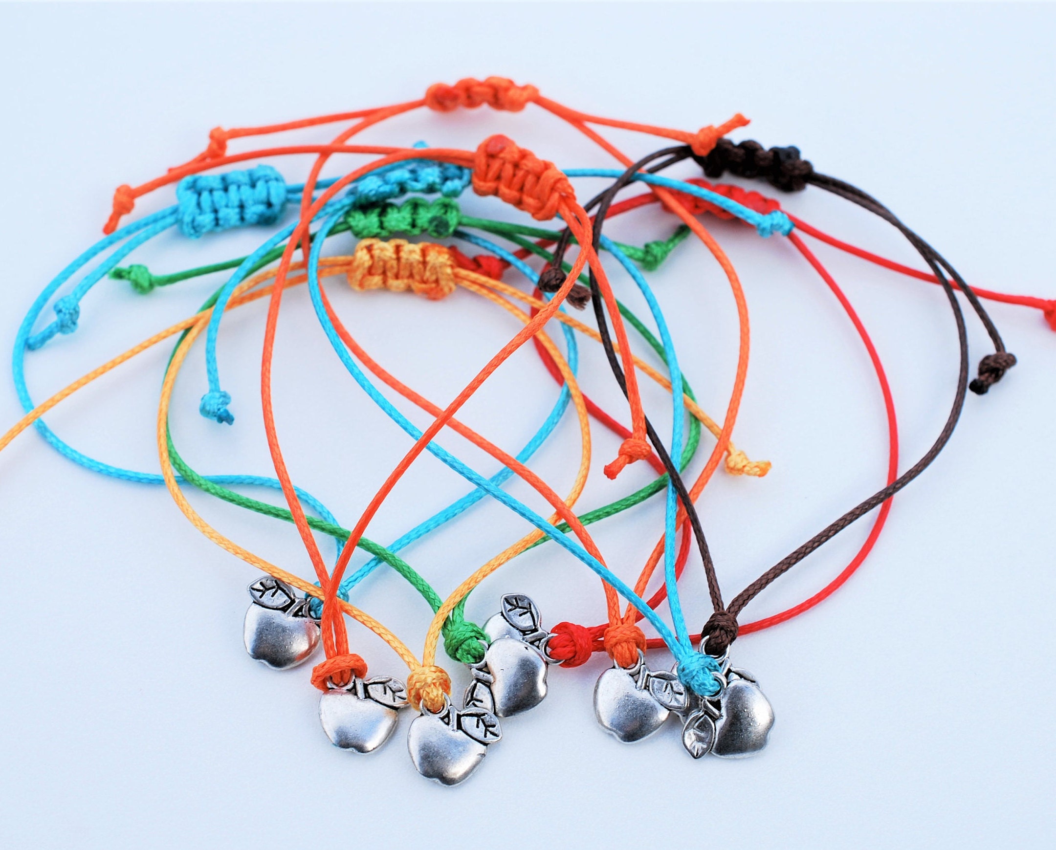 Teacher Appreciation Gift Teacher Gifts Apple Bracelet Friendship ...