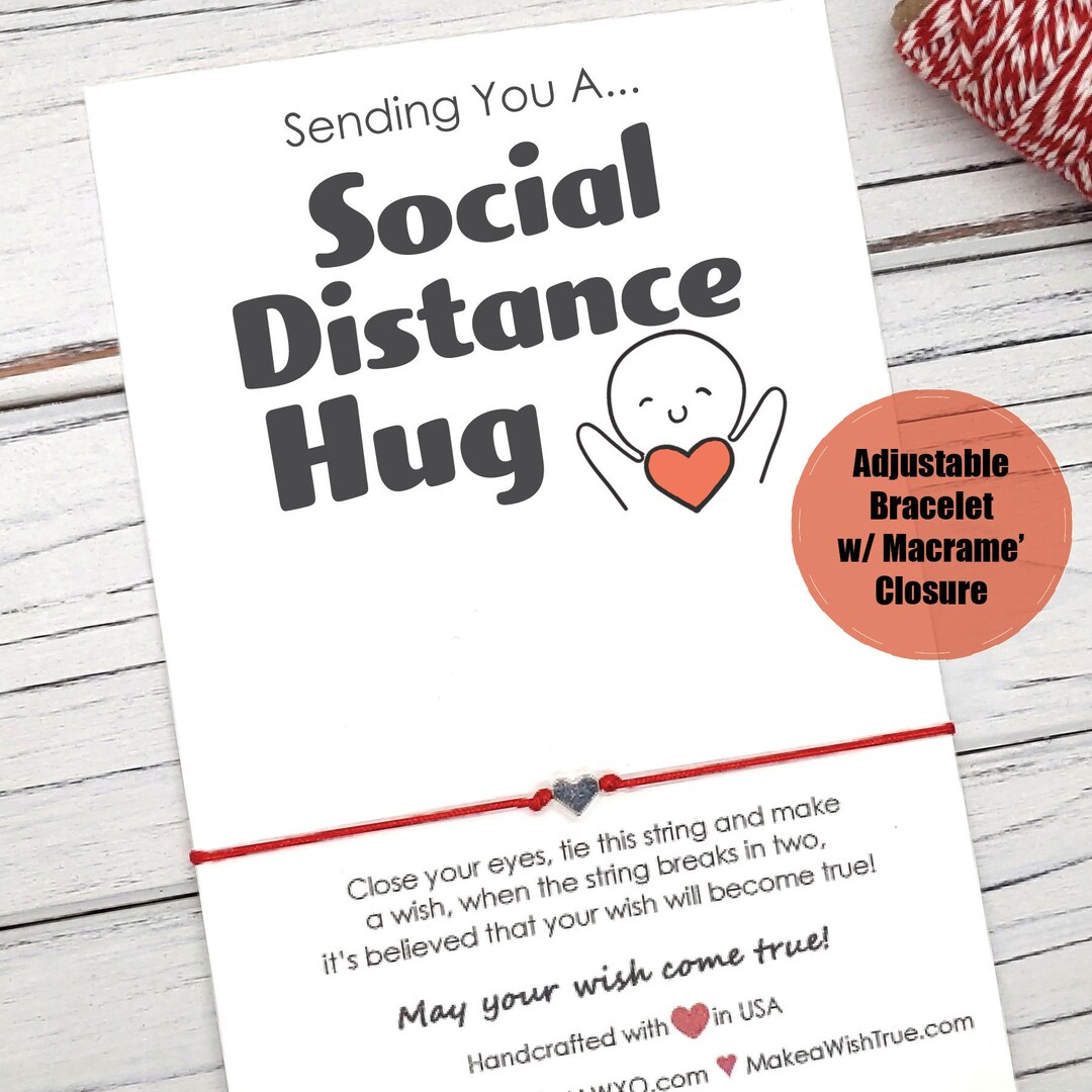 Social Distance Hug Bracelet, Best Friend Gifts, Christmas Gift ...