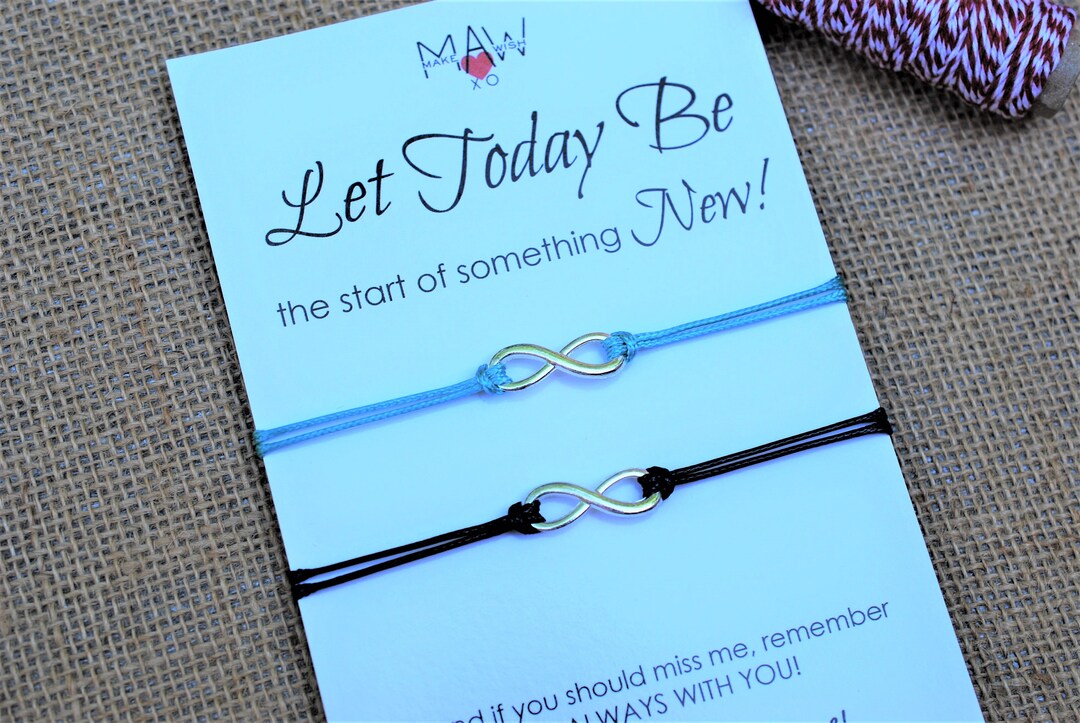 Back to School Gift First Day of School Bracelet Anxiety Separation ...