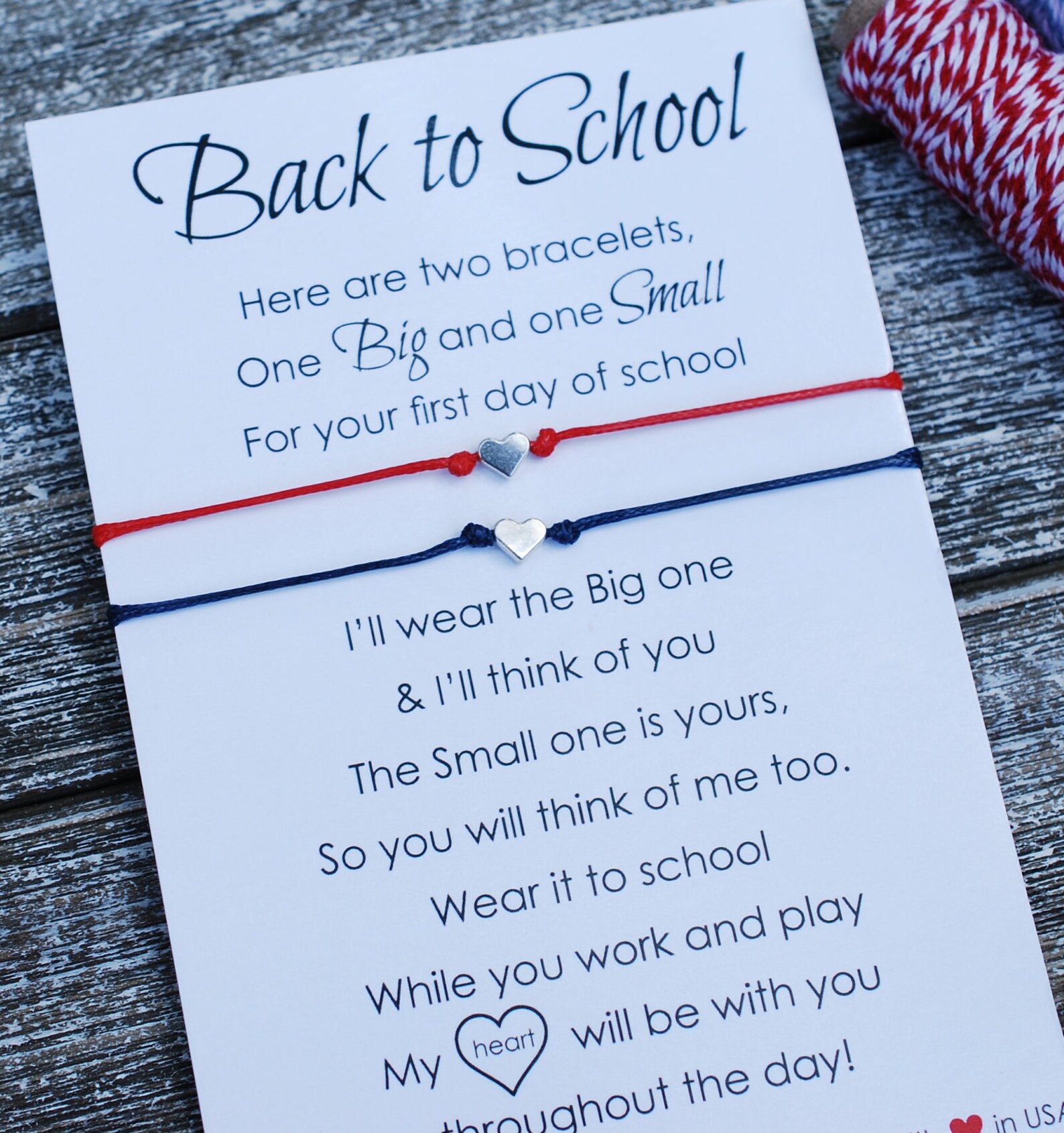 First Day of School Bracelet Back to School Bracelets Mommy | Etsy