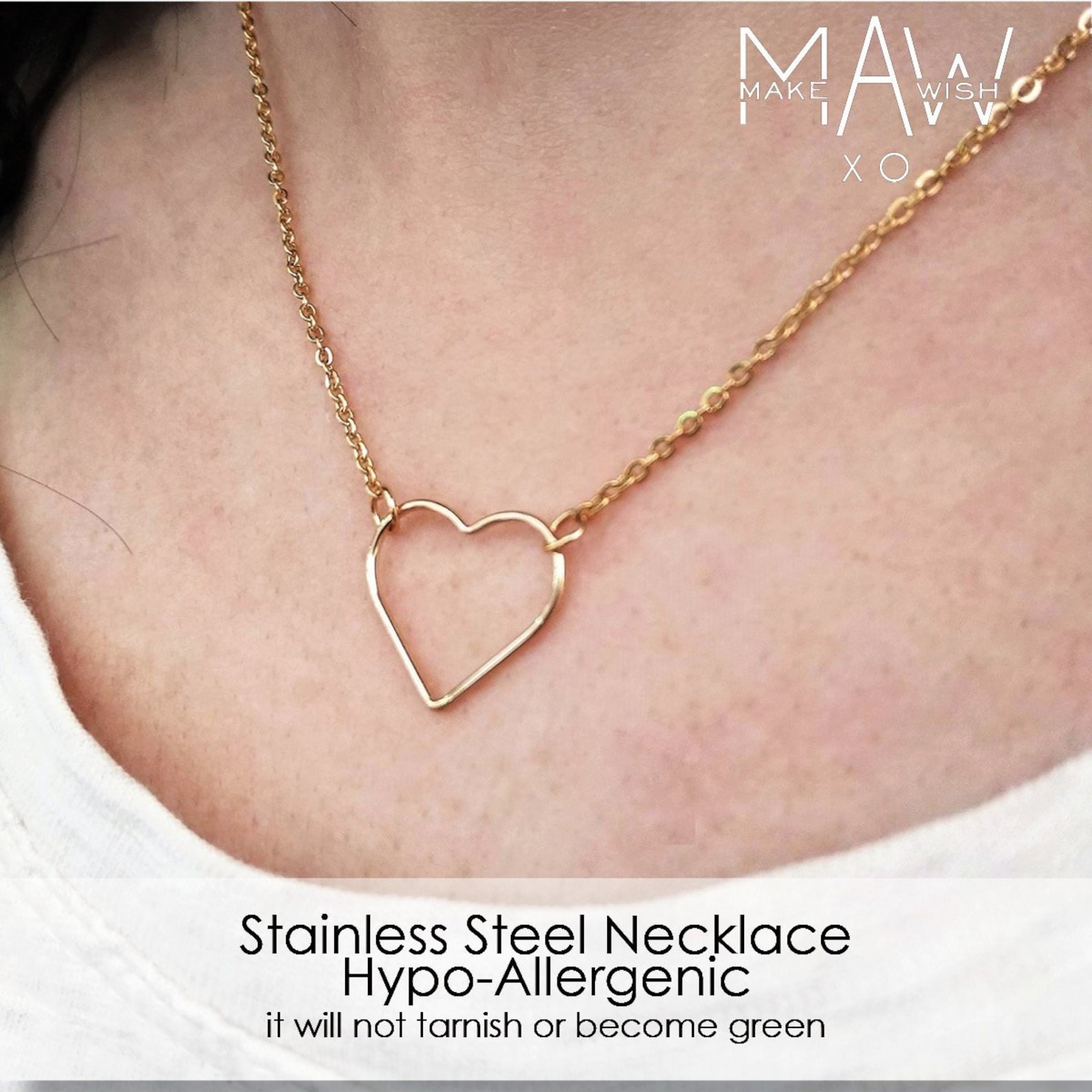 Mommy and Me Jewelry Mother Daughter Necklace Set Silver Heart Necklace ...