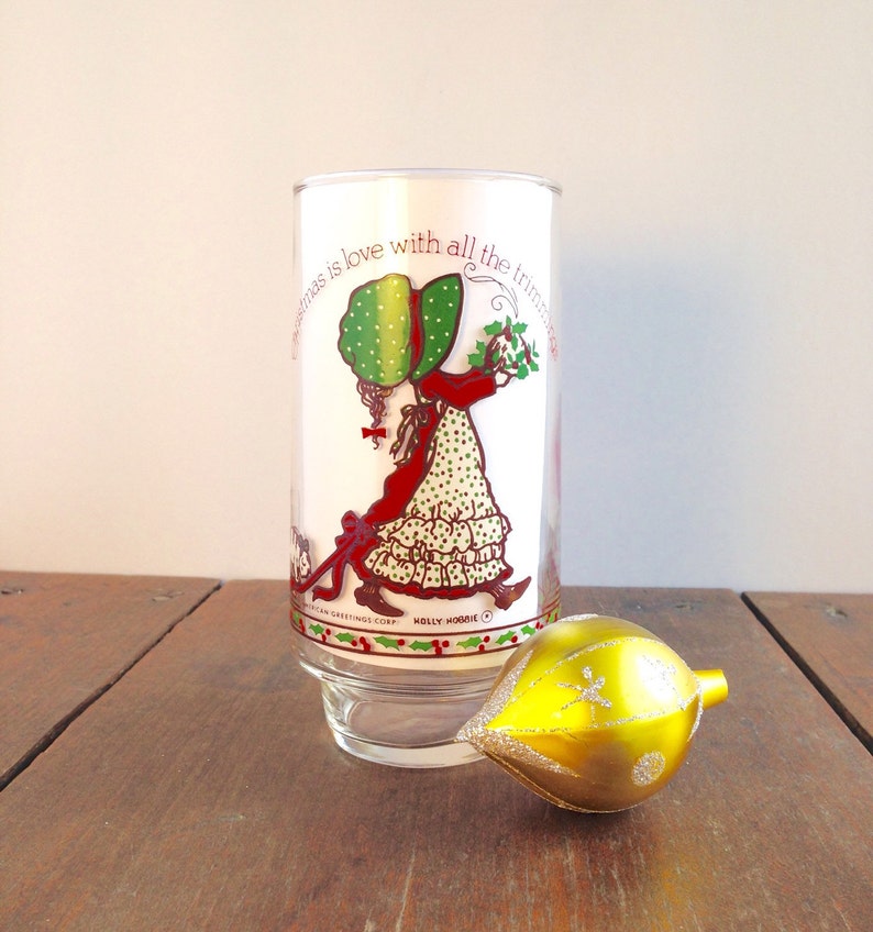 Coke Glass Vintage Holly Hobbie Coca Cola Collectible Etsy
