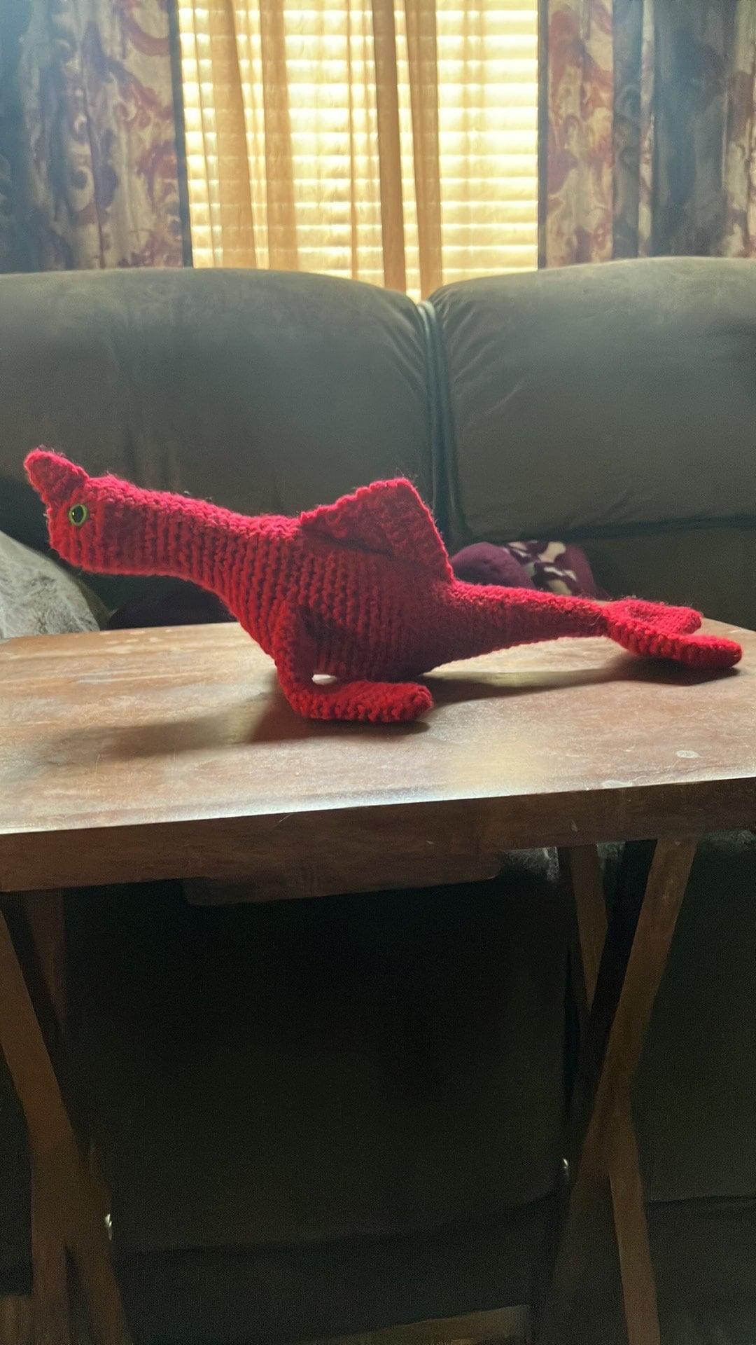 Red Sea Monster Crochet Pattern, Amigurumi Red Bluster Beast (digital ...