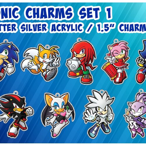 Sonic the Hedgehog Stickers classic Set 3 /sonic / SEGA / | Etsy