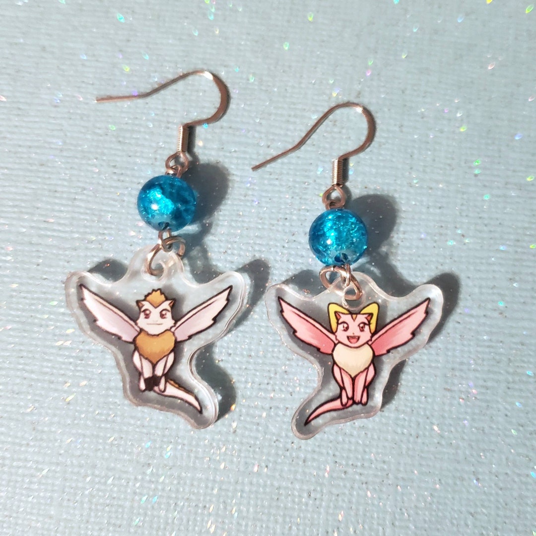 Lunar Nall and Ruby Earrings - Etsy