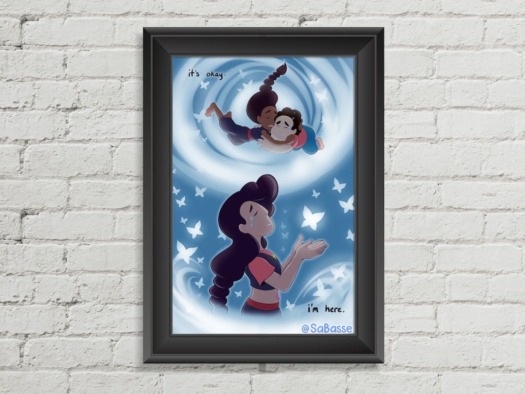 Steven Universe Mindful Education Stevonnie Art Print - Etsy