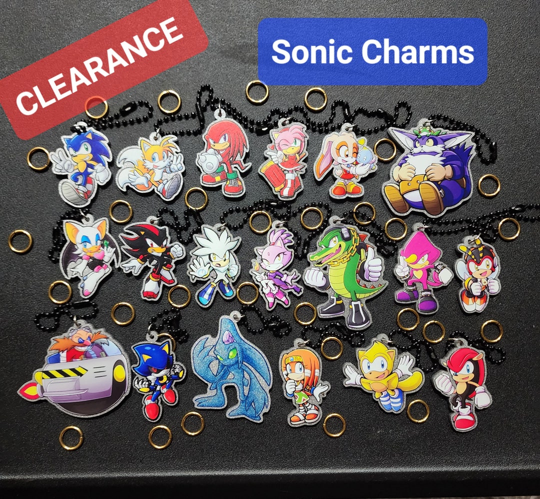 CLEARANCE Sonic the Hedgehog Charms - Etsy
