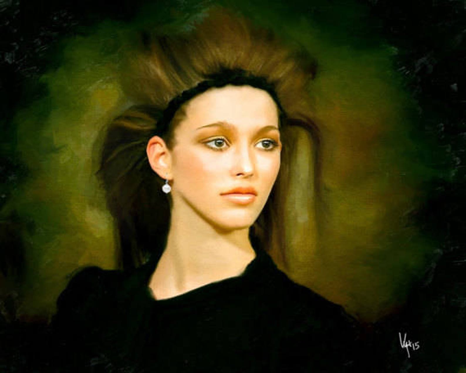 Personal Portrait Custom Portrait Painting From Photo Quality - Etsy