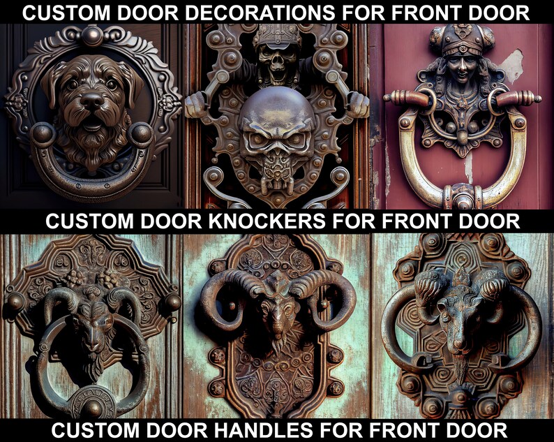 Custom Door Knocker for Front Door Labyrinth Door Knocker - Etsy