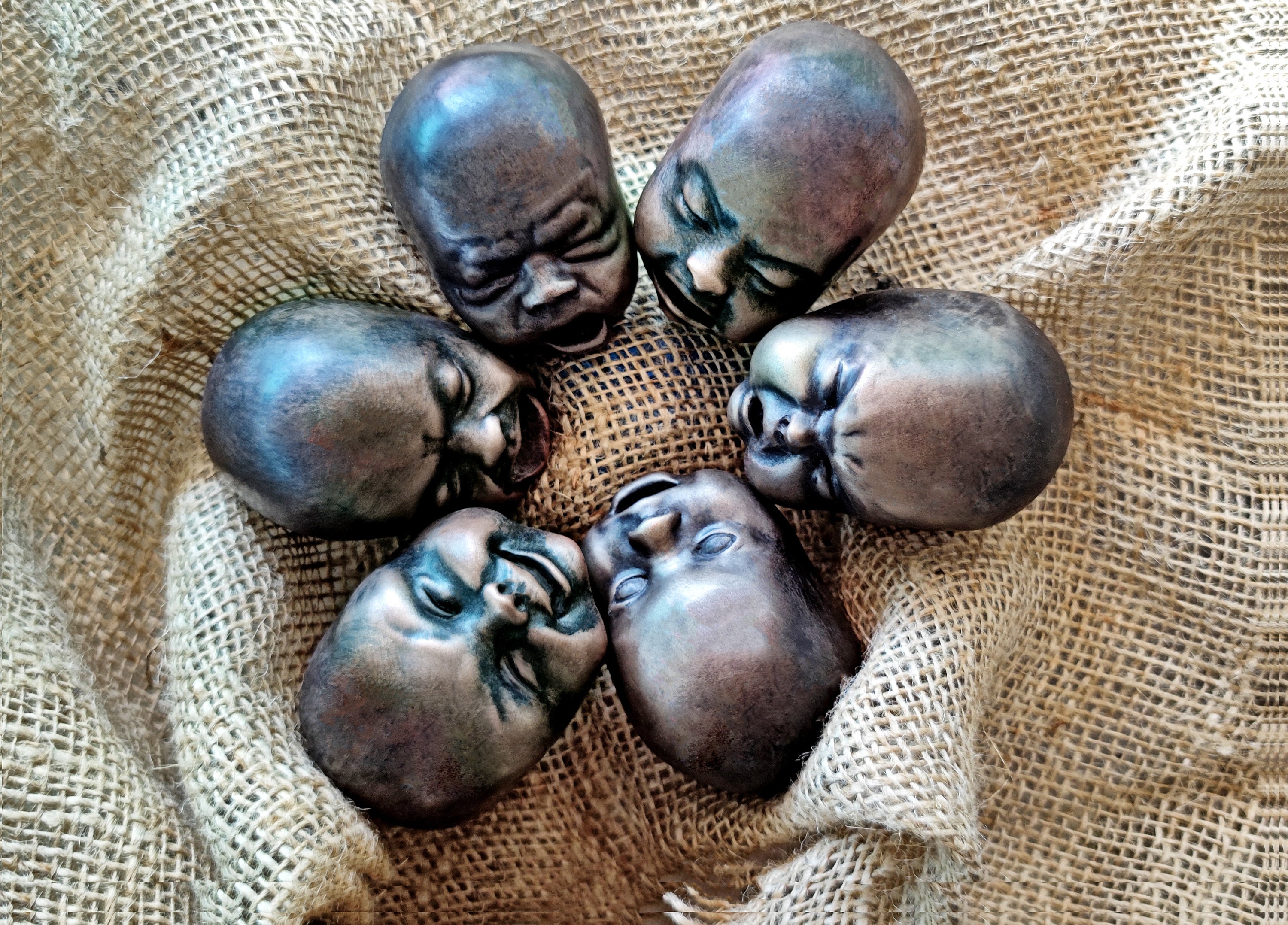 6 Adorable Funny Baby Sculpture Creepy Baby Face Sculpture Art - Etsy