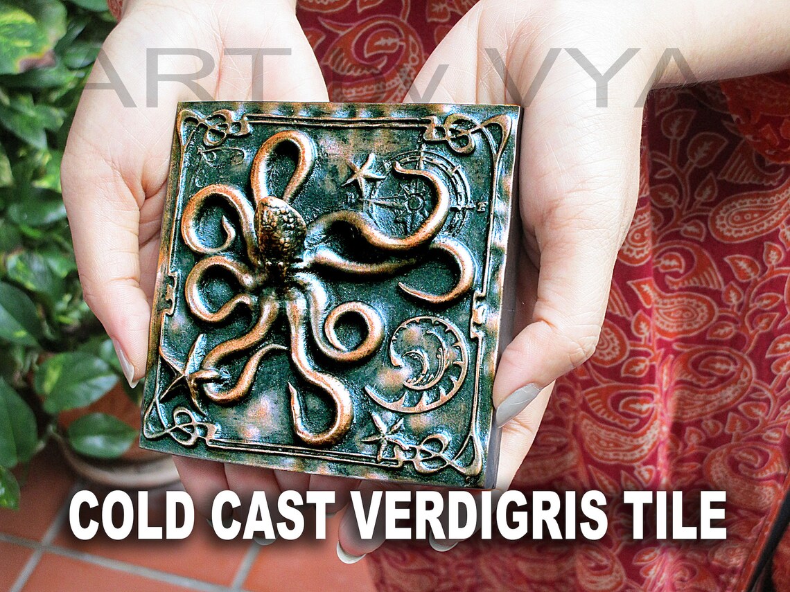 Octopus Wall Tile Tentacles Octopus Art and Statues Wall Art | Etsy