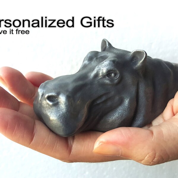 Hippo Garden Statue - Etsy