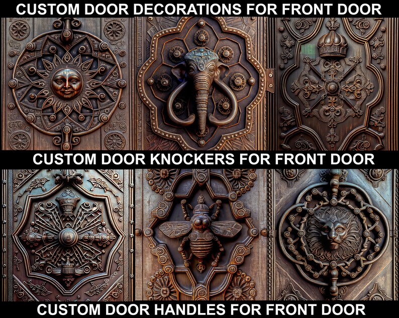 Custom Door Knocker for Front Door Labyrinth Door Knocker - Etsy