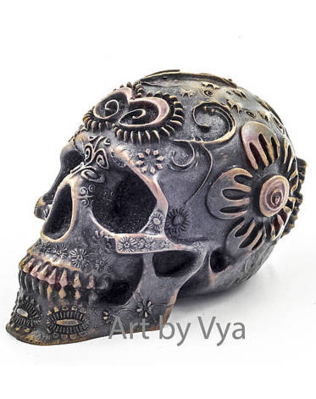 Bronze Skull Sculpture Skull Decor Skull Decoration Skull - Etsy