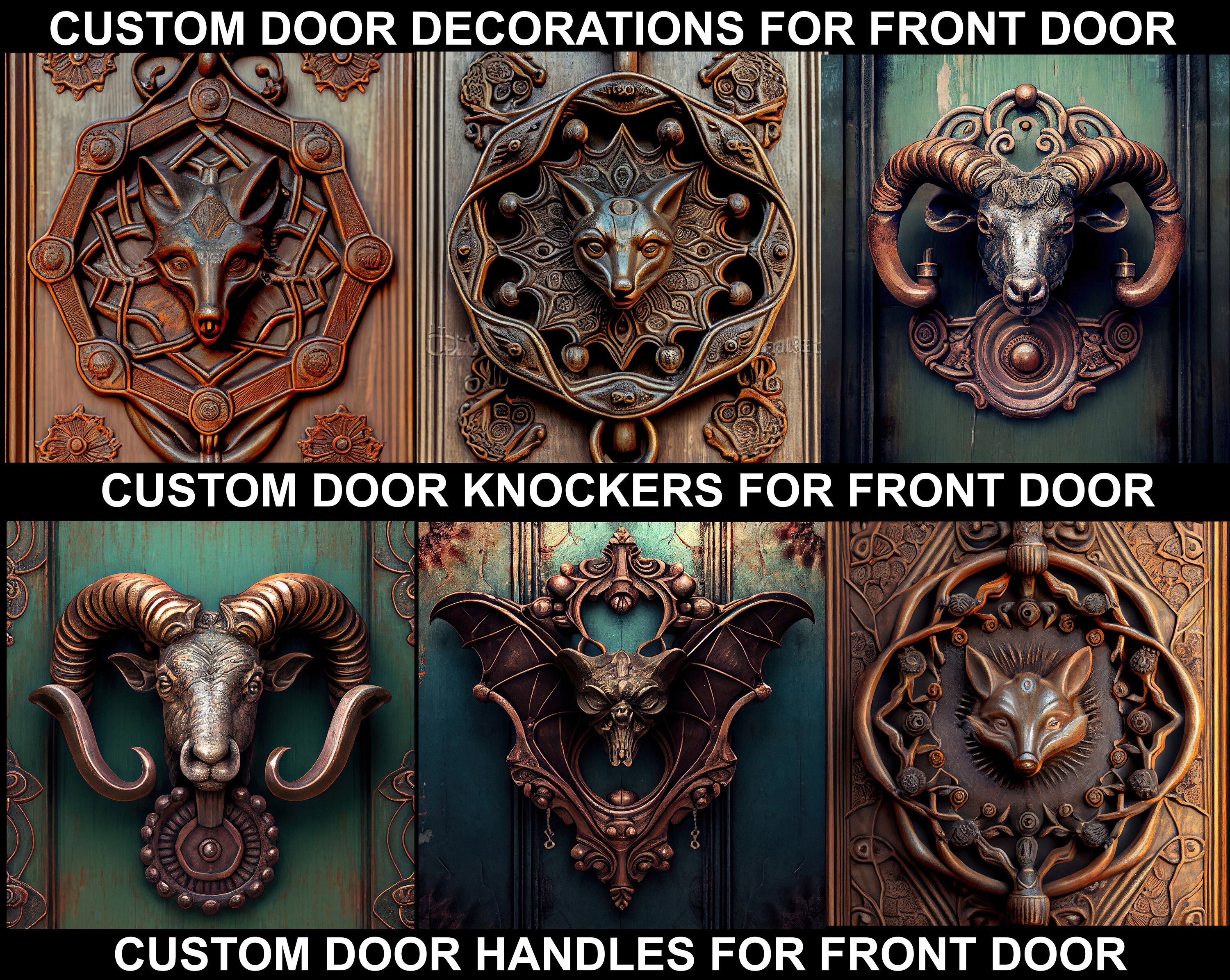 Custom Door Knocker for Front Door Labyrinth Door Knocker - Etsy