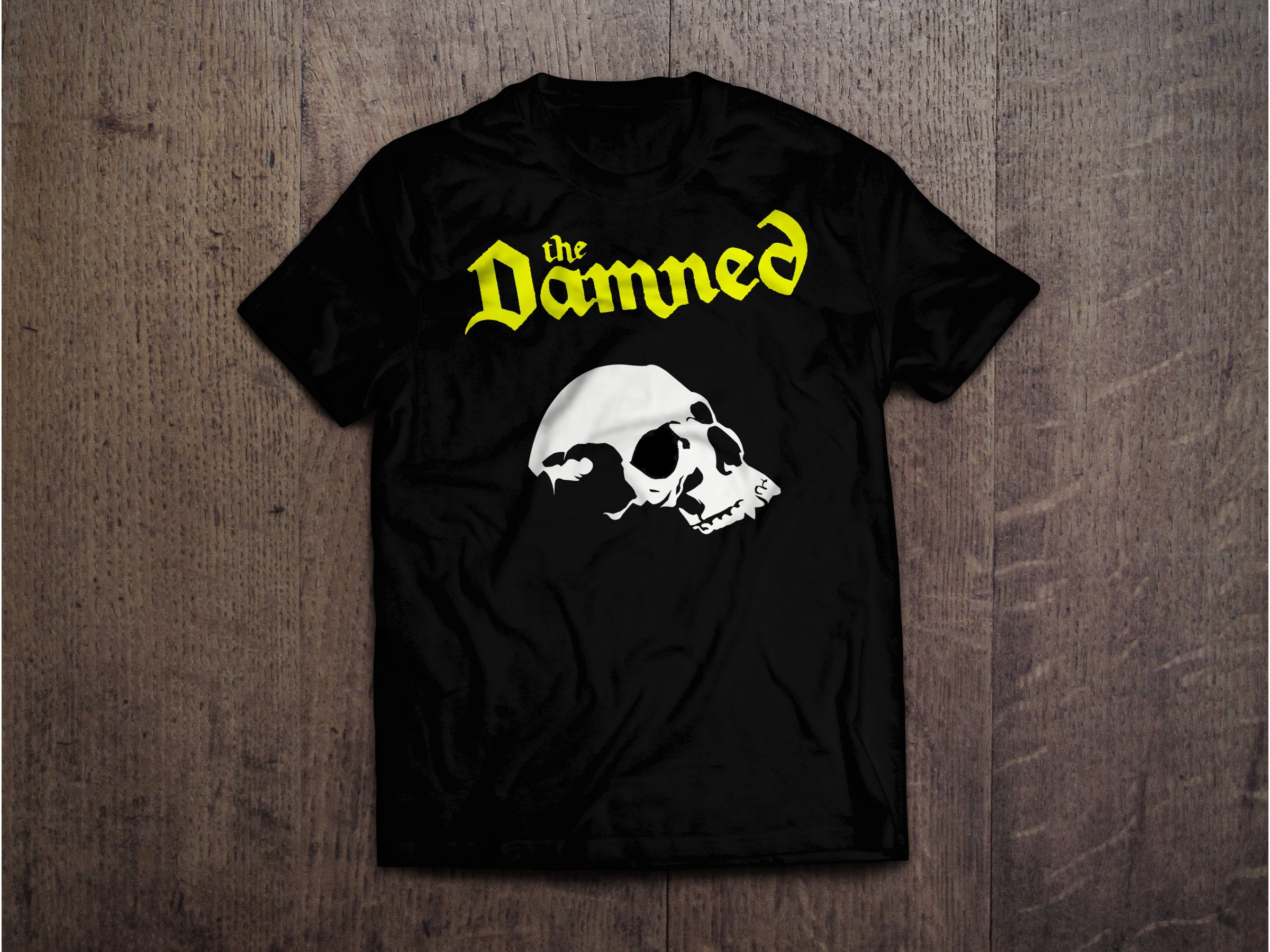 The Damned UK Tour 2023 T-Shirt, Dave Vanian, Brian James, Captain ...