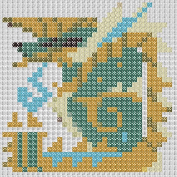 Monster Hunter Cross Stitch - Etsy