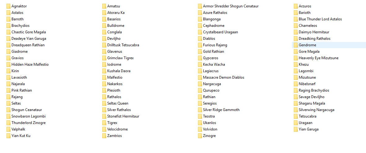 Monster Hunter Cross Stitch Pattern - Collection! (80 Monsters - 160 ...